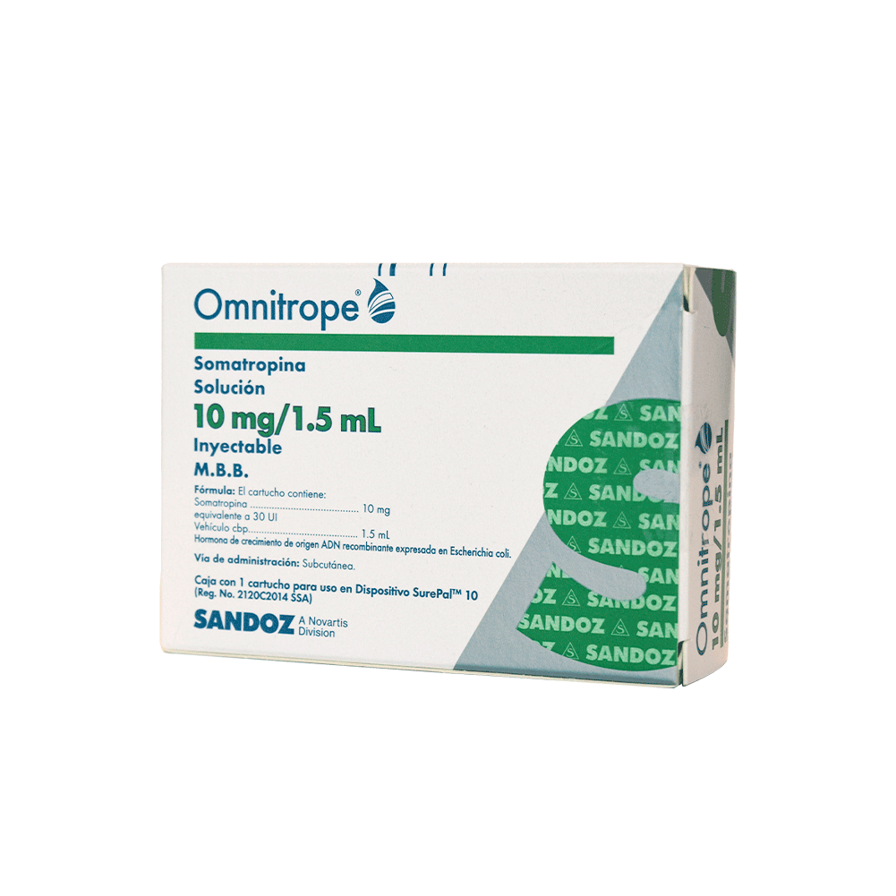 Omnitrope Surepal 10 mg / 1.5 ml 1 cartucho 30Uui – Same Diagnostic
