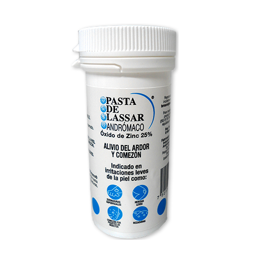 Pasta de Lassar Andrómaco (Óxido de Zinc 25%) Pasta Cja tubo c/60g ...